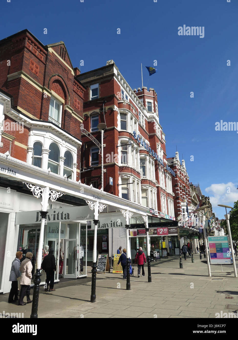 Victorian shopping centre southport hi-res stock photography and images ...