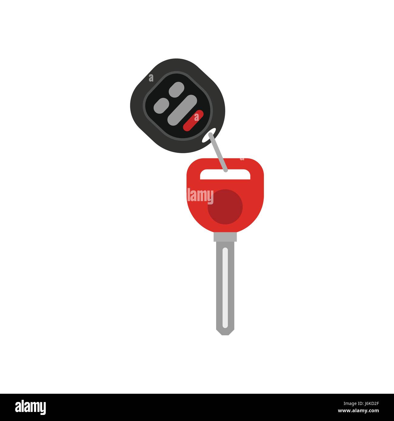 Car key icon, flat style Stock Vector Image & Art - Alamy