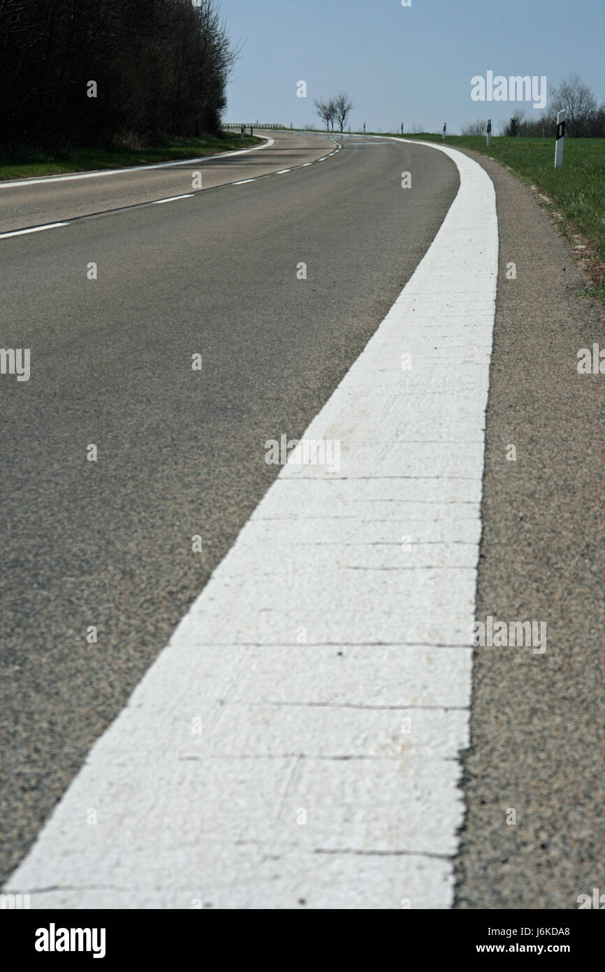 traffic transportation bend marking marked line traffic transportation ...