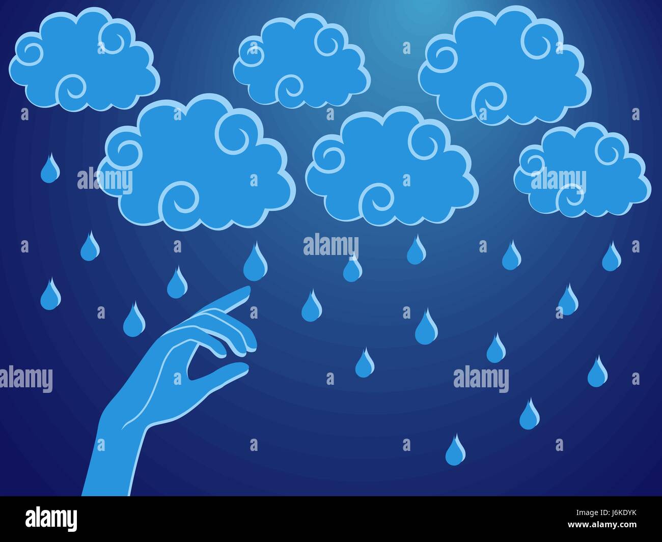Touching water Stock Vector Images - Alamy