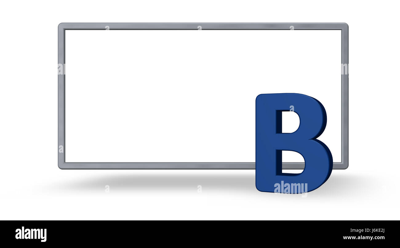 big blue b Stock Photo - Alamy