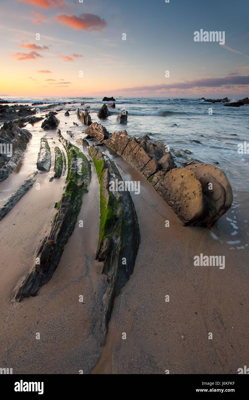 beach seaside the beach seashore shape nightfall dark get design ...
