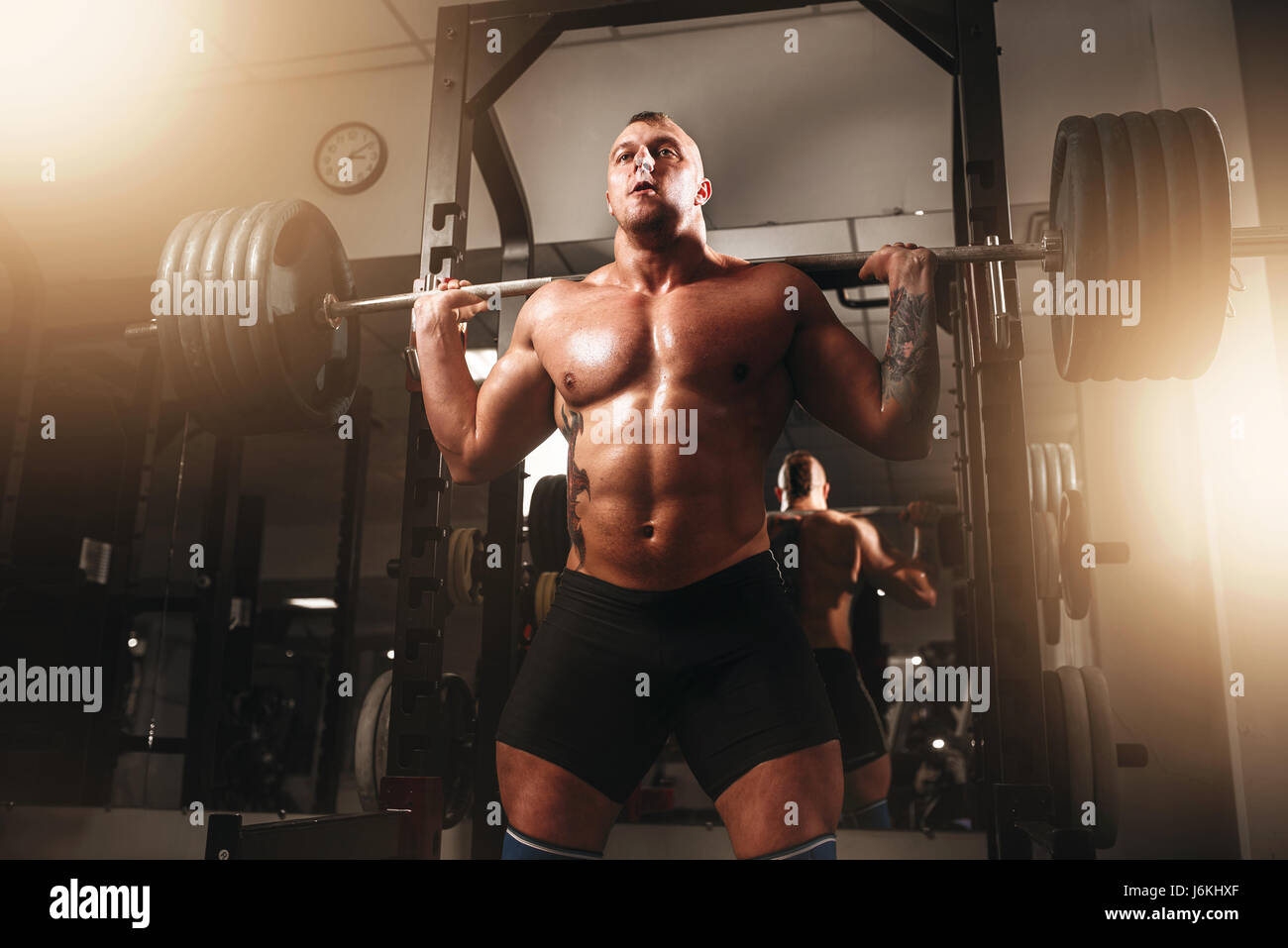 Male weightlifter hi-res stock photography and images - Alamy
