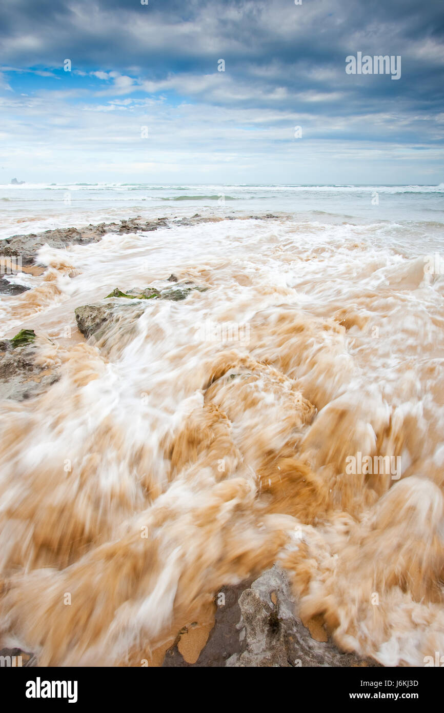 spain reserve salt water sea ocean water nature natural colour beach ...