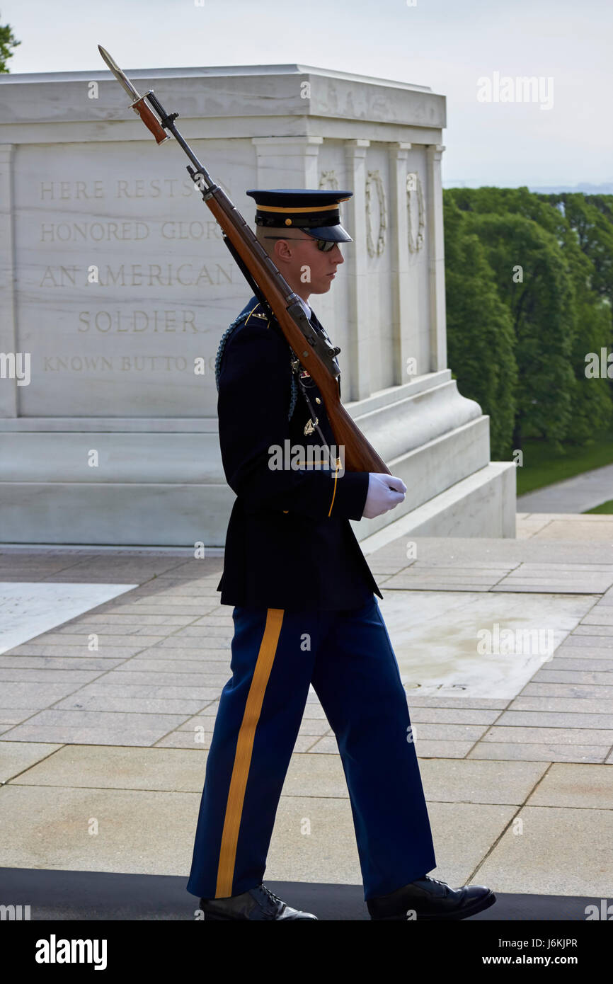 honor guard tomb guard sentinel at the tomb of the unknowns arlington ...