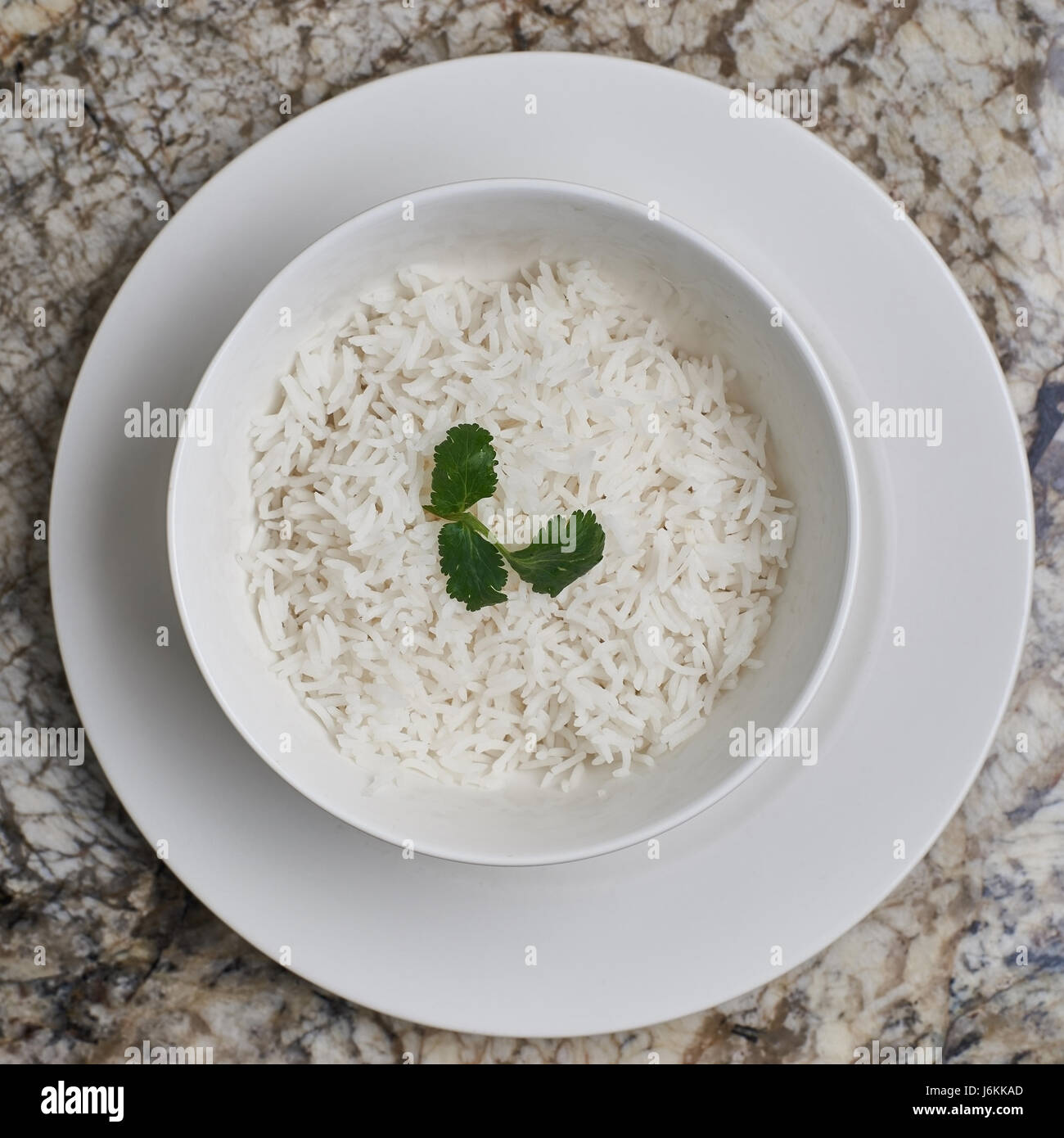 Boiled rice in a bowl Stock Photo - Alamy