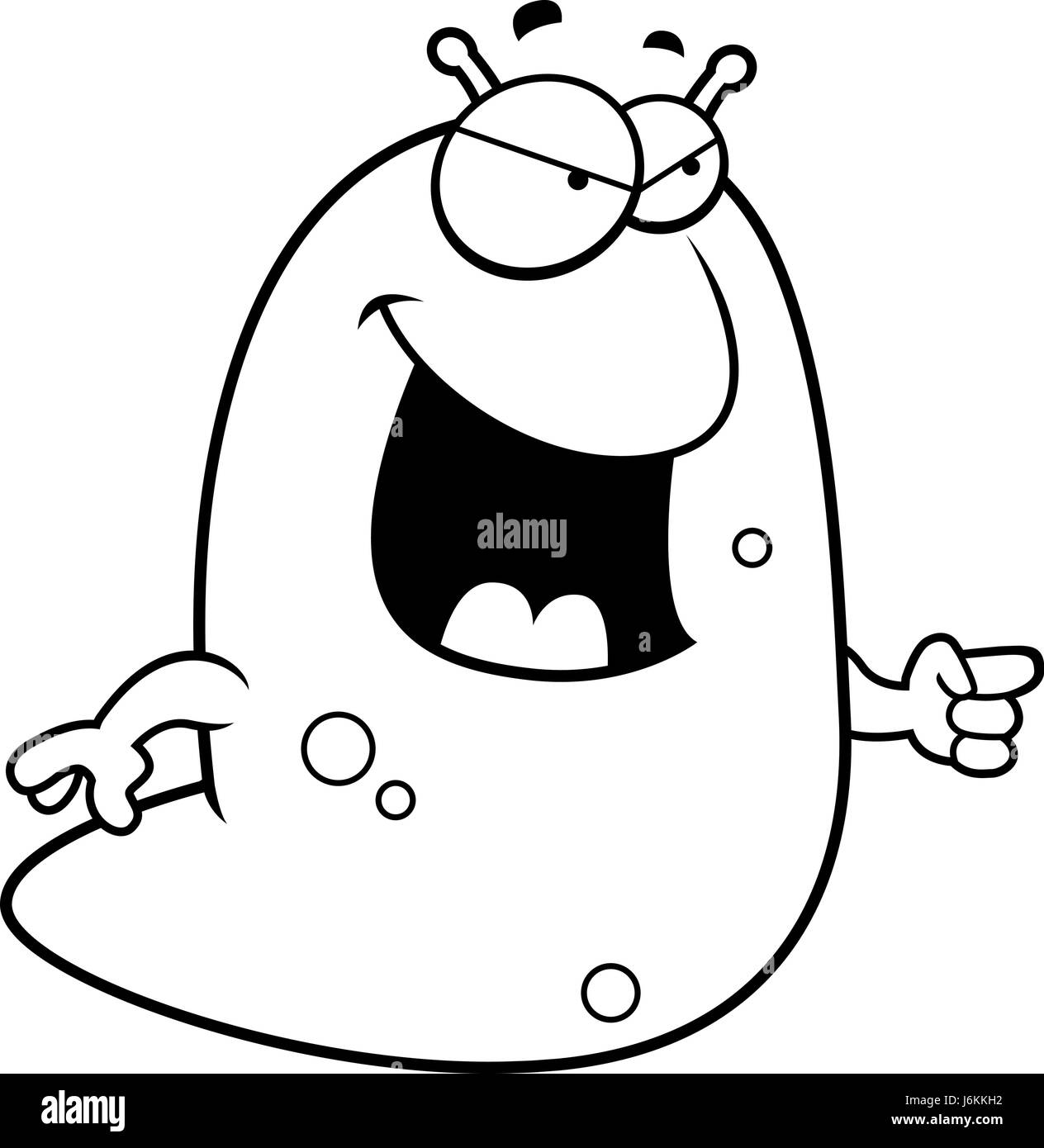 A cartoon slug with an angry expression Stock Vector Image & Art - Alamy