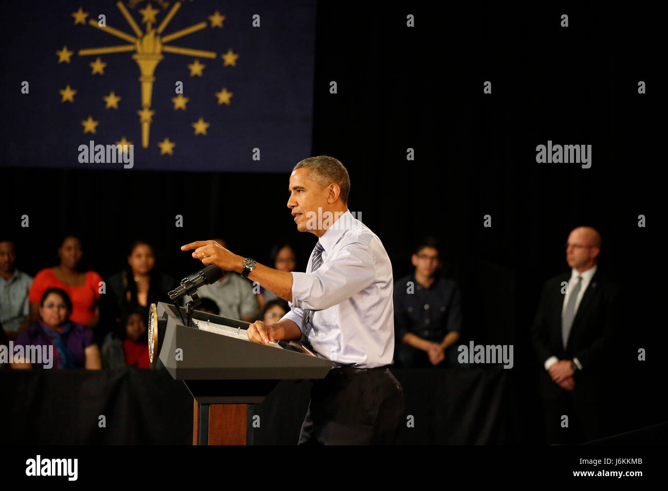 President Barack Obama answers questions during a town hall meeting at ...