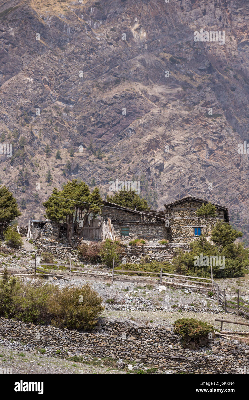 Nepal mustang traditional house hi-res stock photography and images - Alamy