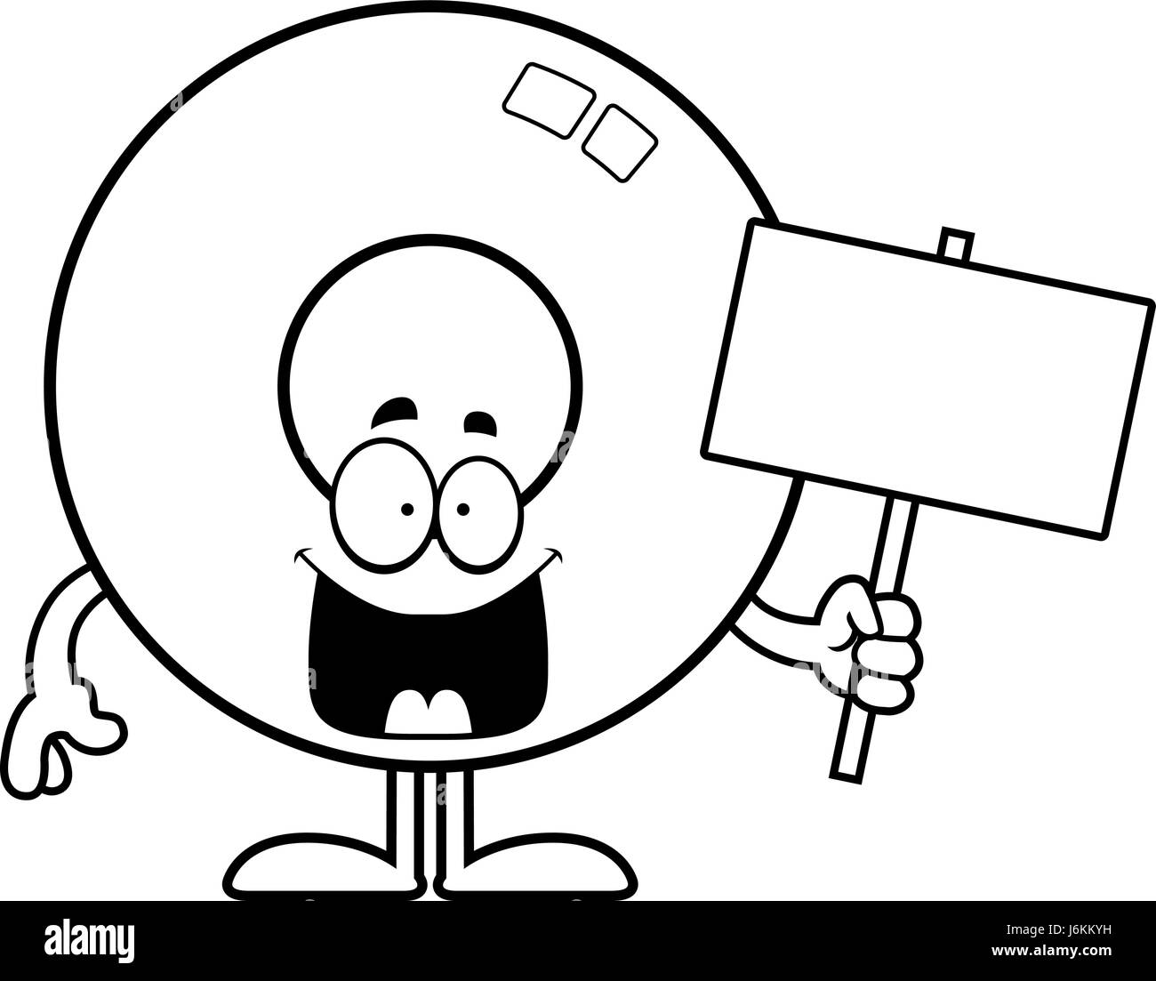 Donut sign Black and White Stock Photos & Images - Alamy