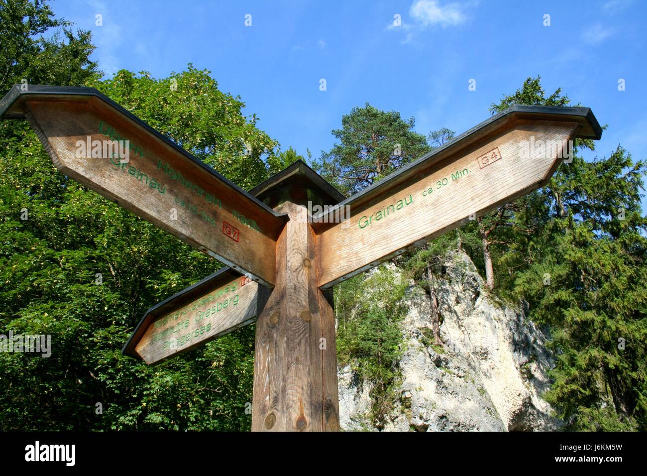 sign signal wood hike go hiking ramble writing font typography signpost ...