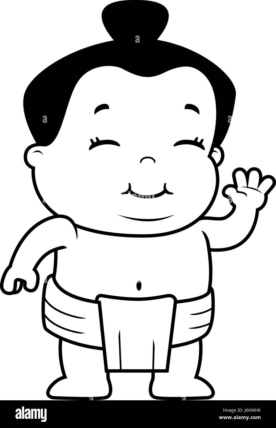 Sumo wrestler Black and White Stock Photos & Images - Alamy