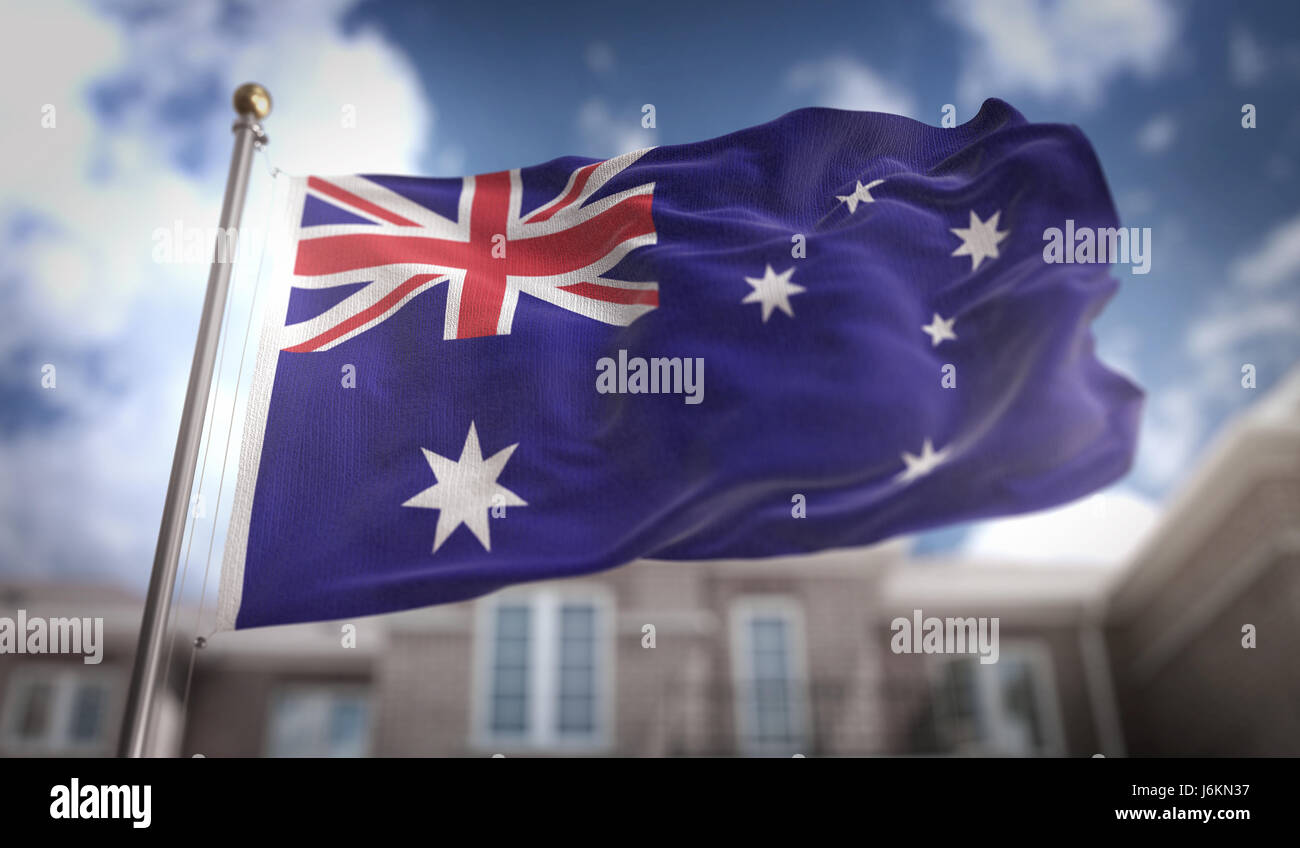 Australian flag on building hi-res stock photography and images - Alamy