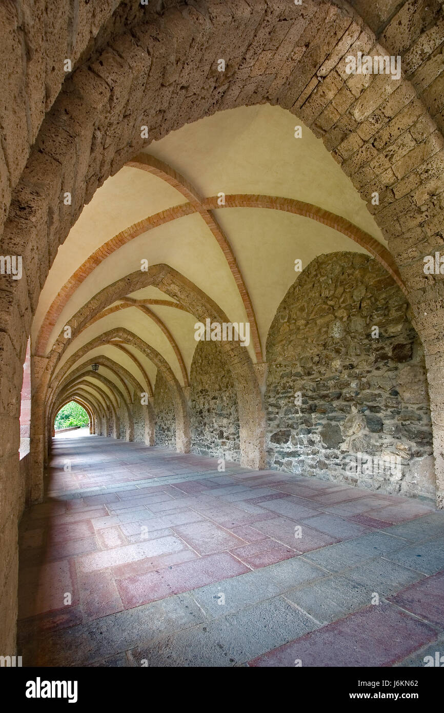 colour europe spain monastery style of construction architecture ...
