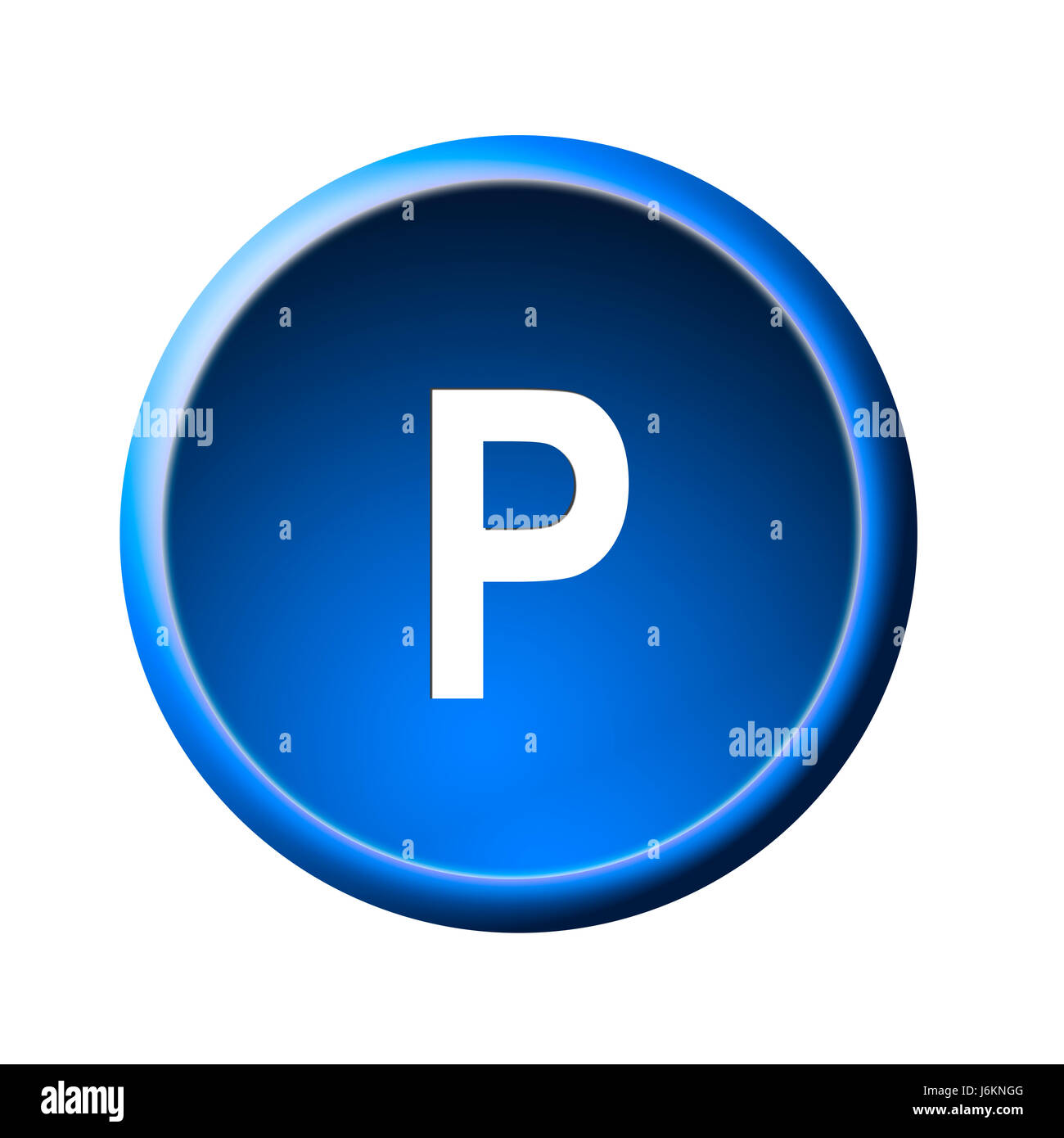 sign signal blue button parking isolated optional symbolic graphic ...