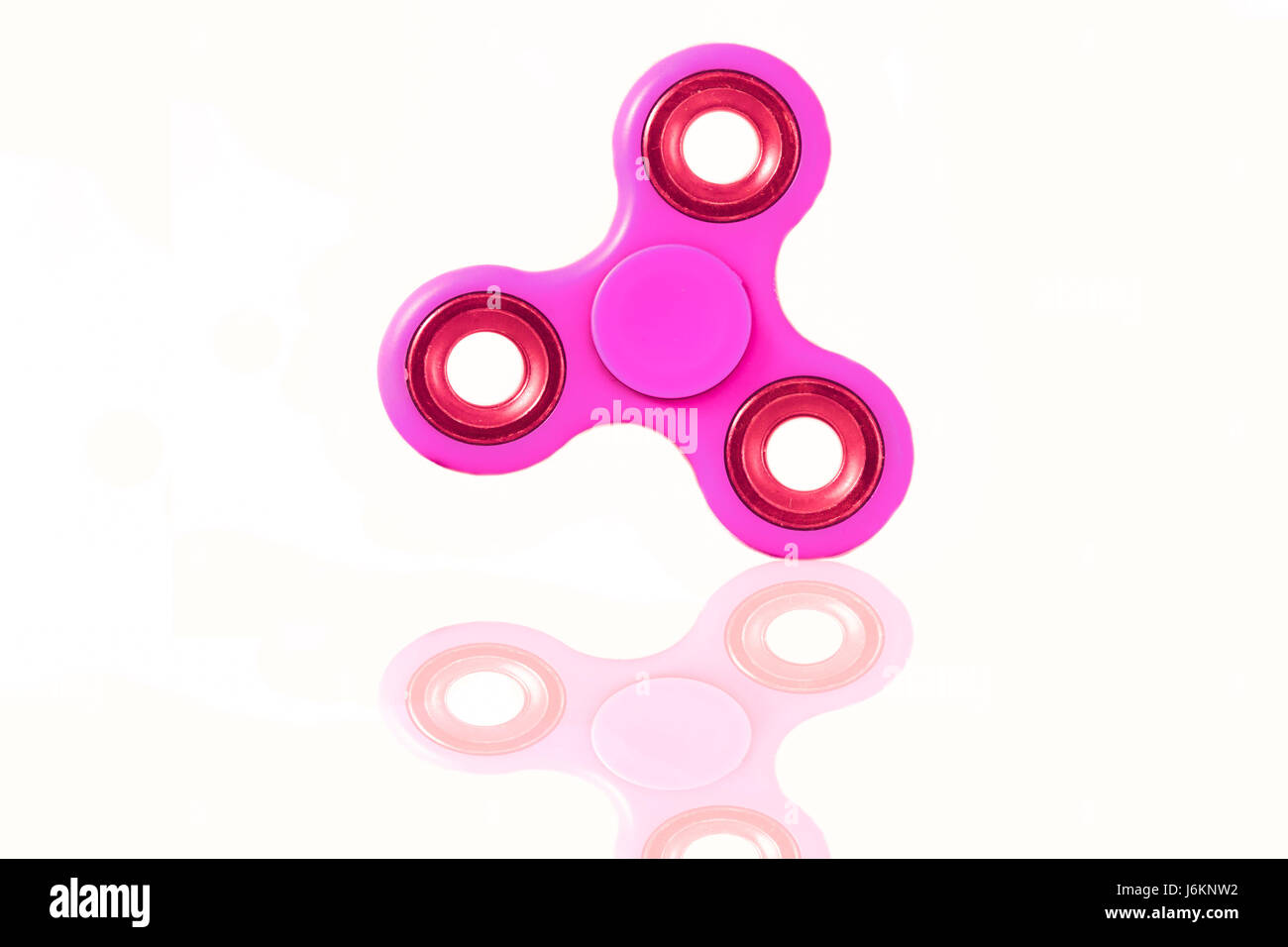 Fidget Spinner in white isolated background for stress release during ...
