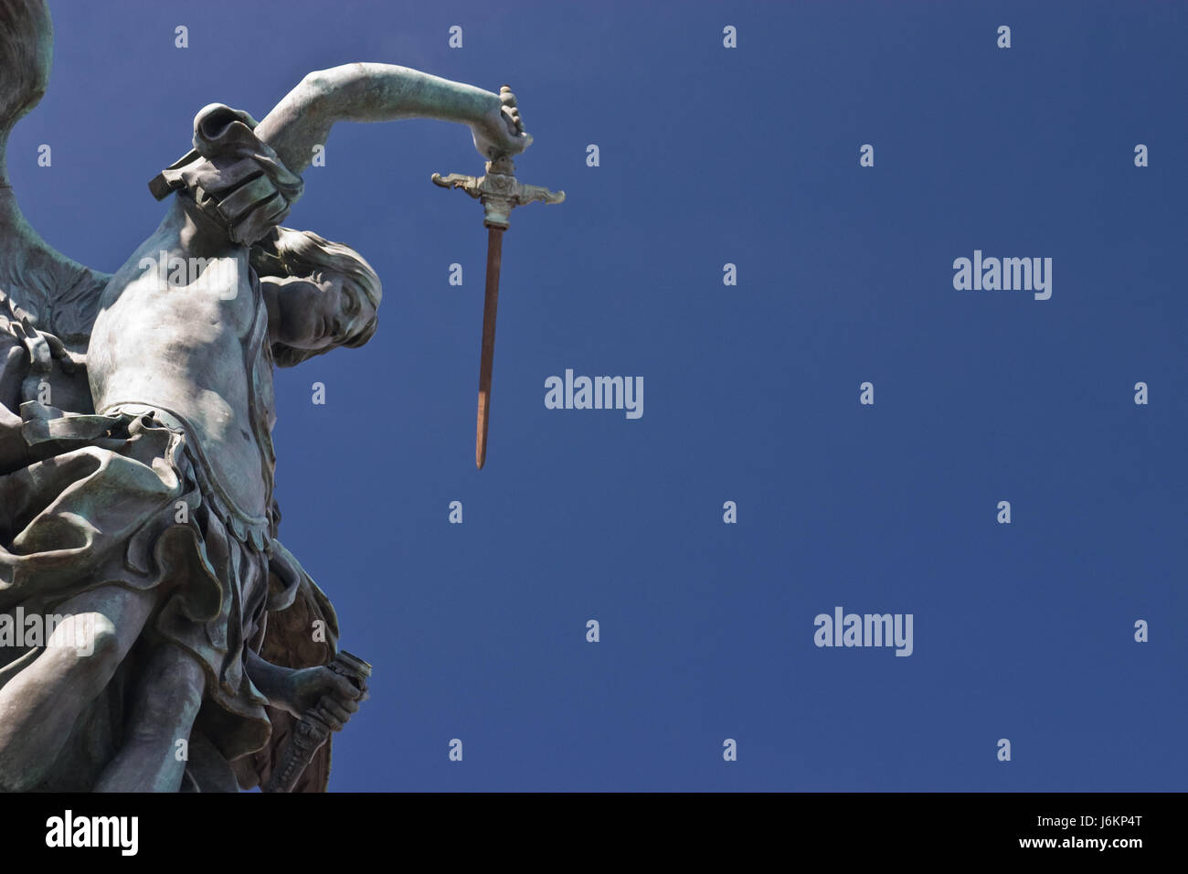 Angel with sword hi-res stock photography and images - Alamy