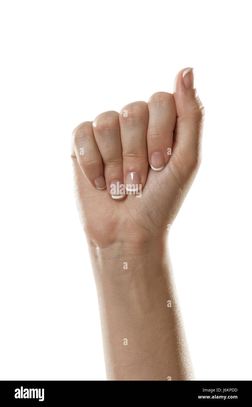 Hand sign language alphabet deaf hi-res stock photography and images ...