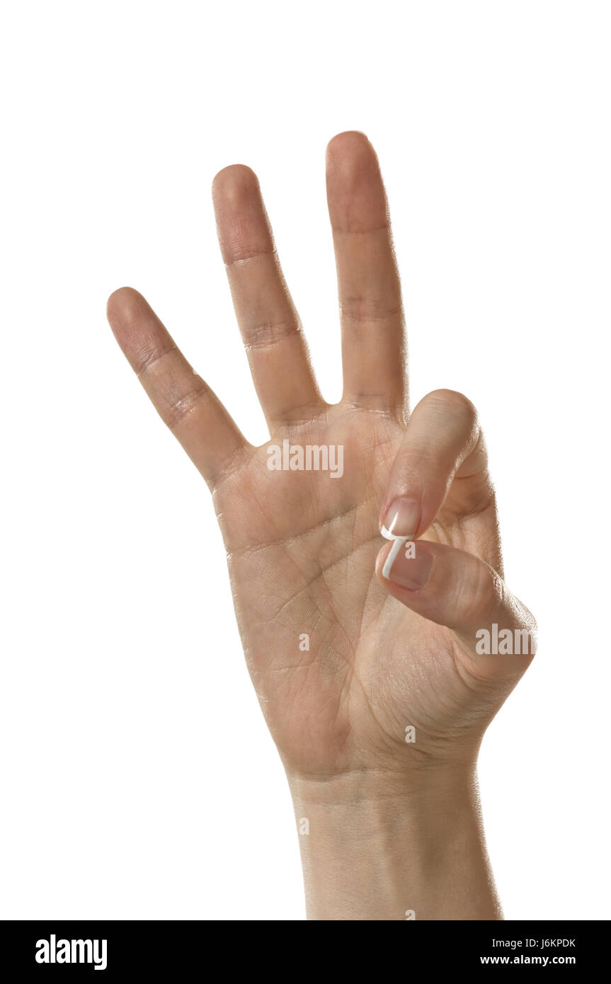 sign signal finger language alphabet ABC woman sign signal talk ...