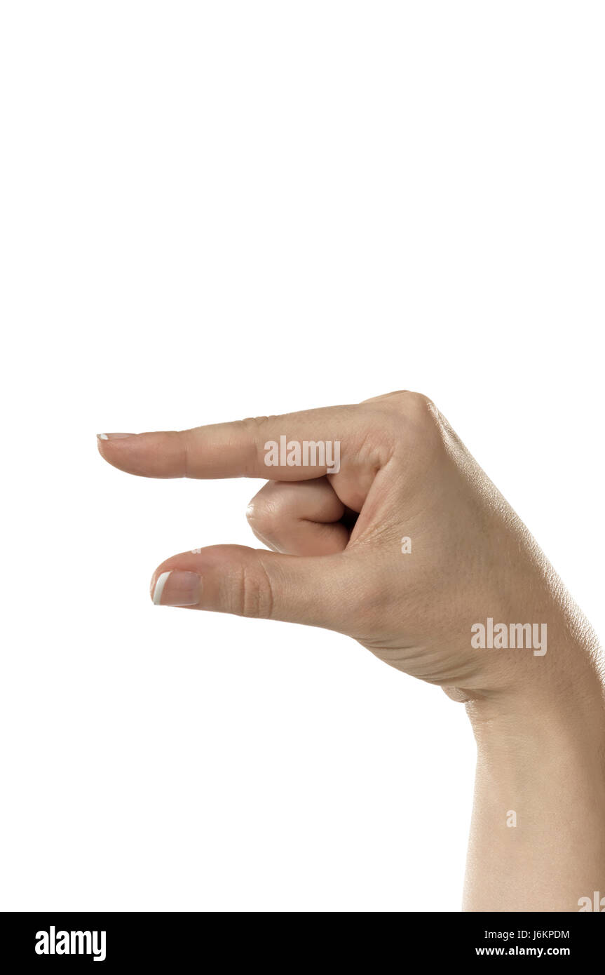 Hand sign language alphabet deaf hi-res stock photography and images ...