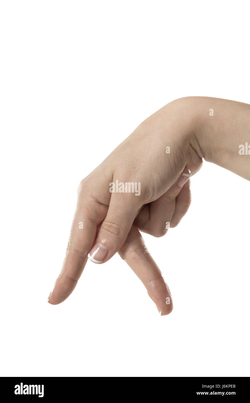 Hand sign language alphabet deaf hi-res stock photography and images ...