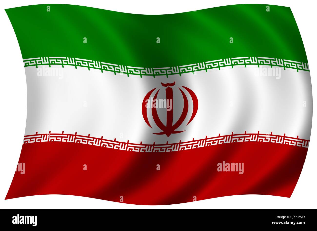 flag iran national national colors illustration flag blow colour iran ...