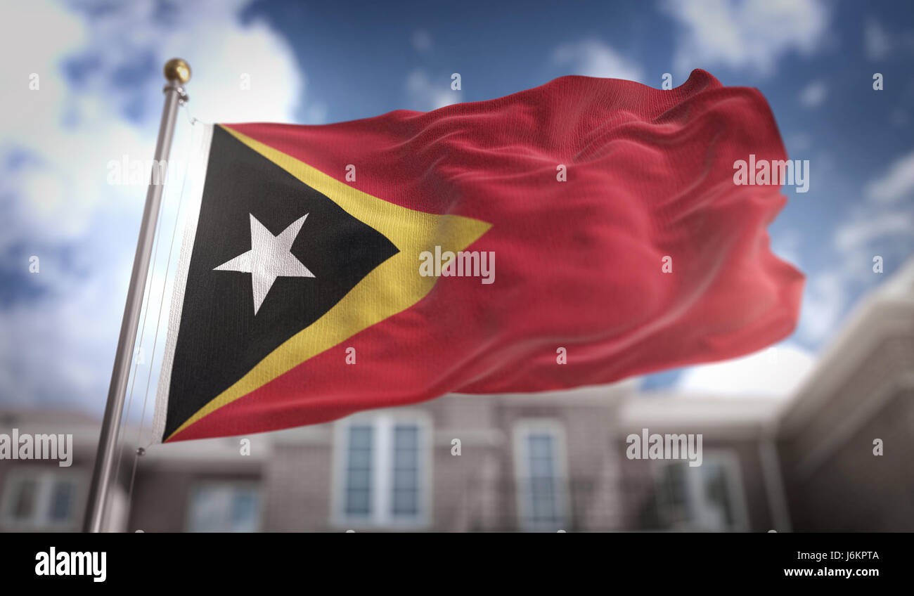 Realistic flag east timor hi-res stock photography and images - Alamy