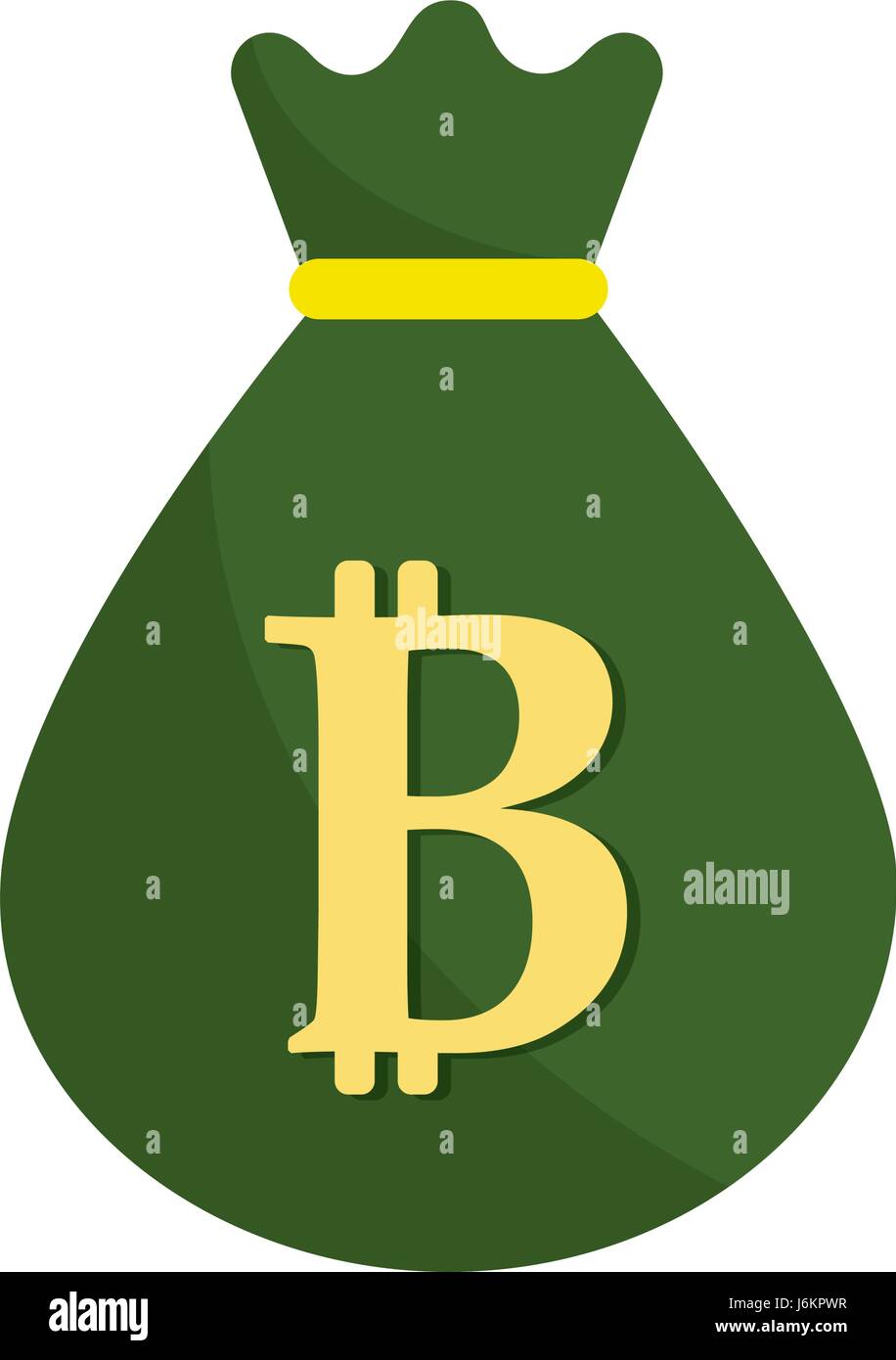 bag with bitcoin currency digital symbol Stock Vector Image & Art - Alamy