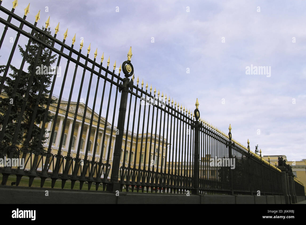 fence gates building monument art culture tree park garden window ...