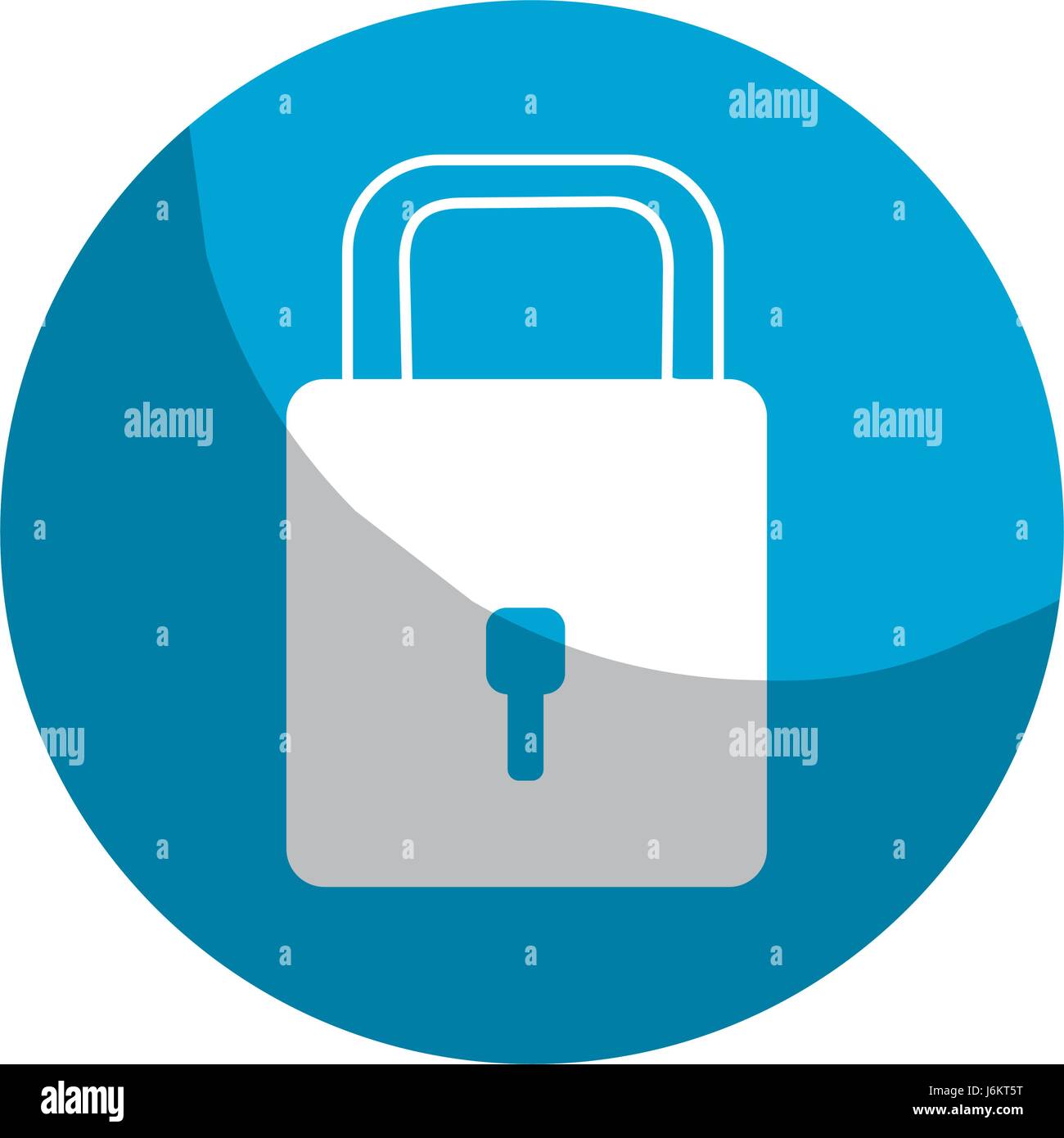 sticker padlock to have sacurity the special thing Stock Vector Image ...