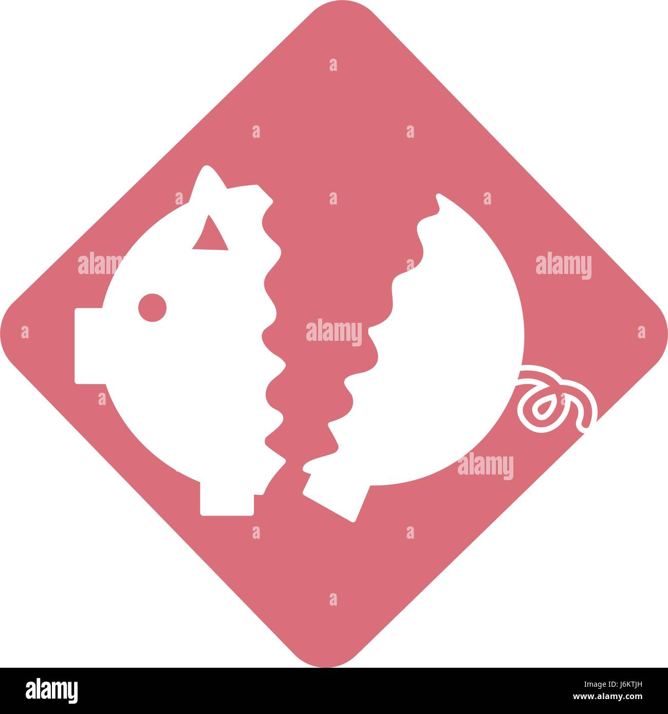 label nice pig to save coin currency broken Stock Vector Image & Art ...