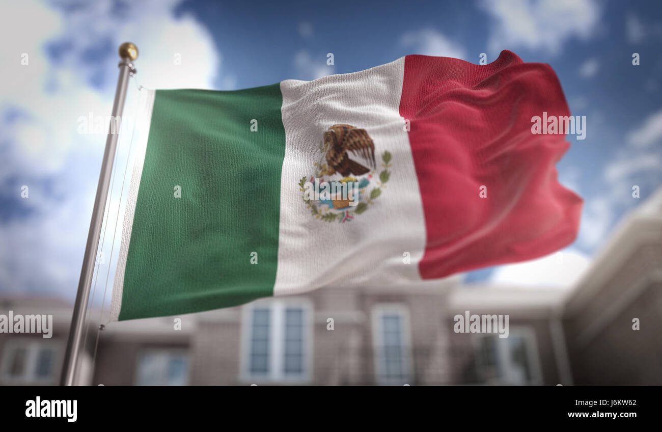 Realistic flag mexico on hi-res stock photography and images - Alamy