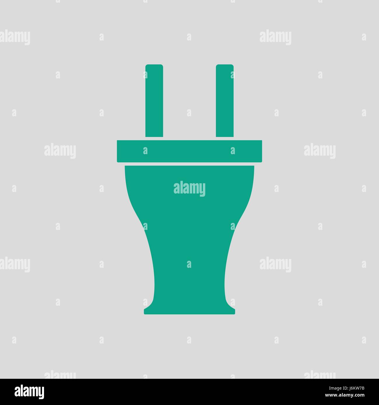 Electrical plug icon. Gray background with green. Vector illustration ...