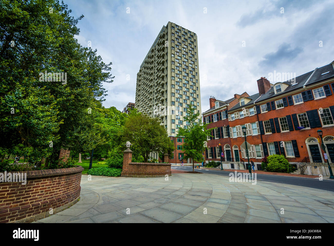 Buildings at Washington Square, in Philadelphia, Pennsylvania Stock ...