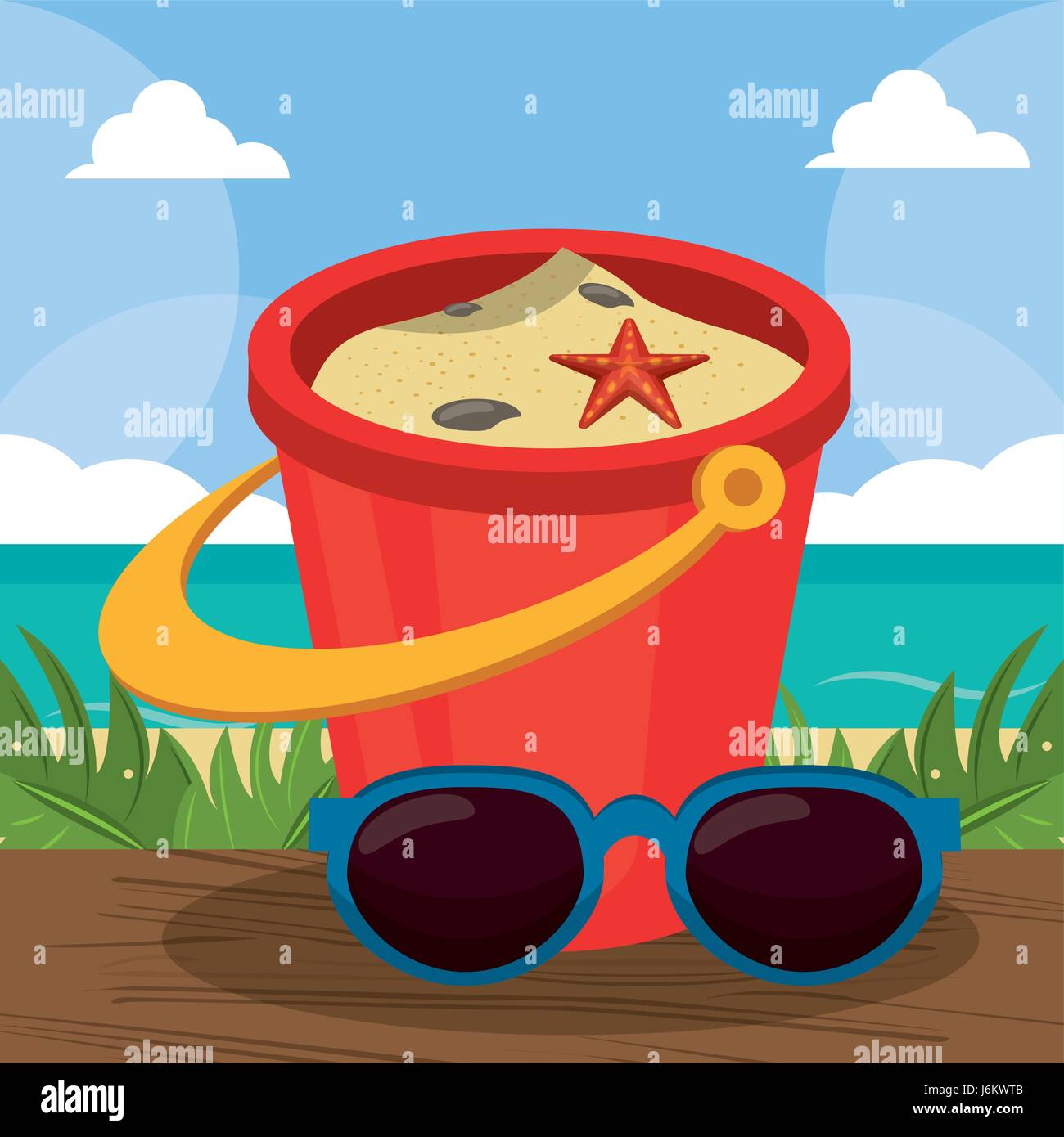 Starfish play Stock Vector Images - Alamy
