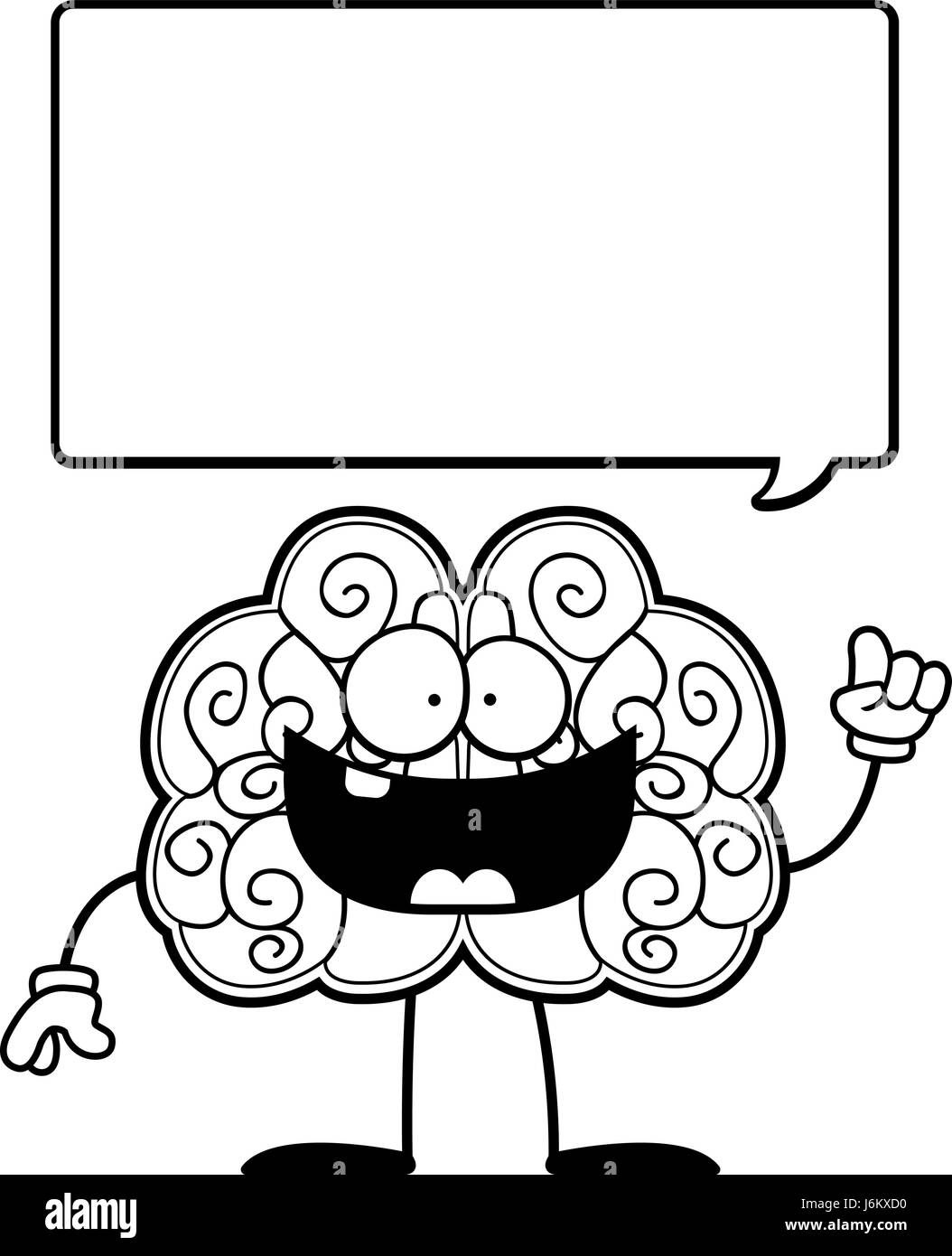 Cartoon brain hi-res stock photography and images - Alamy