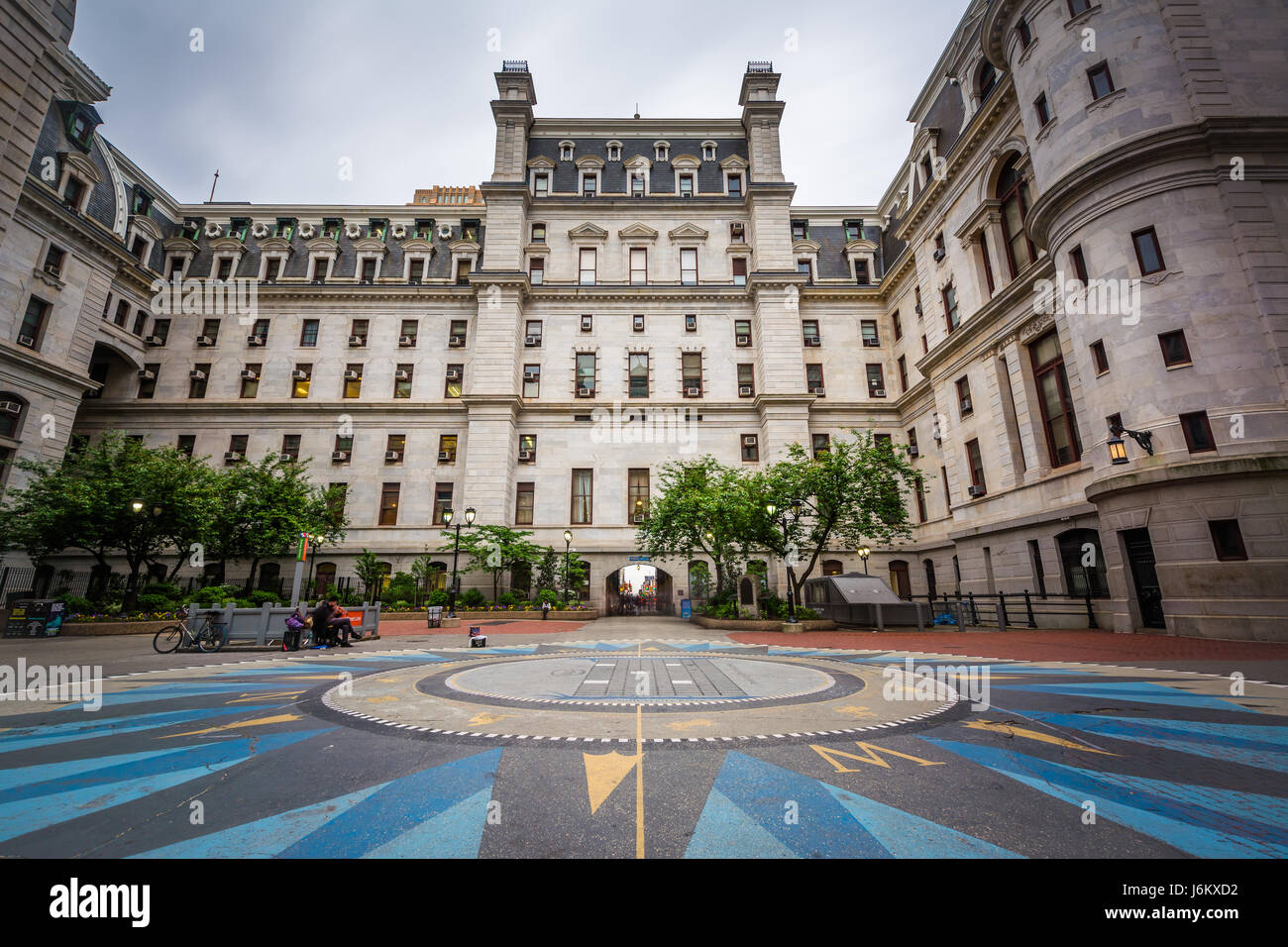 The inner courtyard of City Hall, in Center City, Philadelphia ...