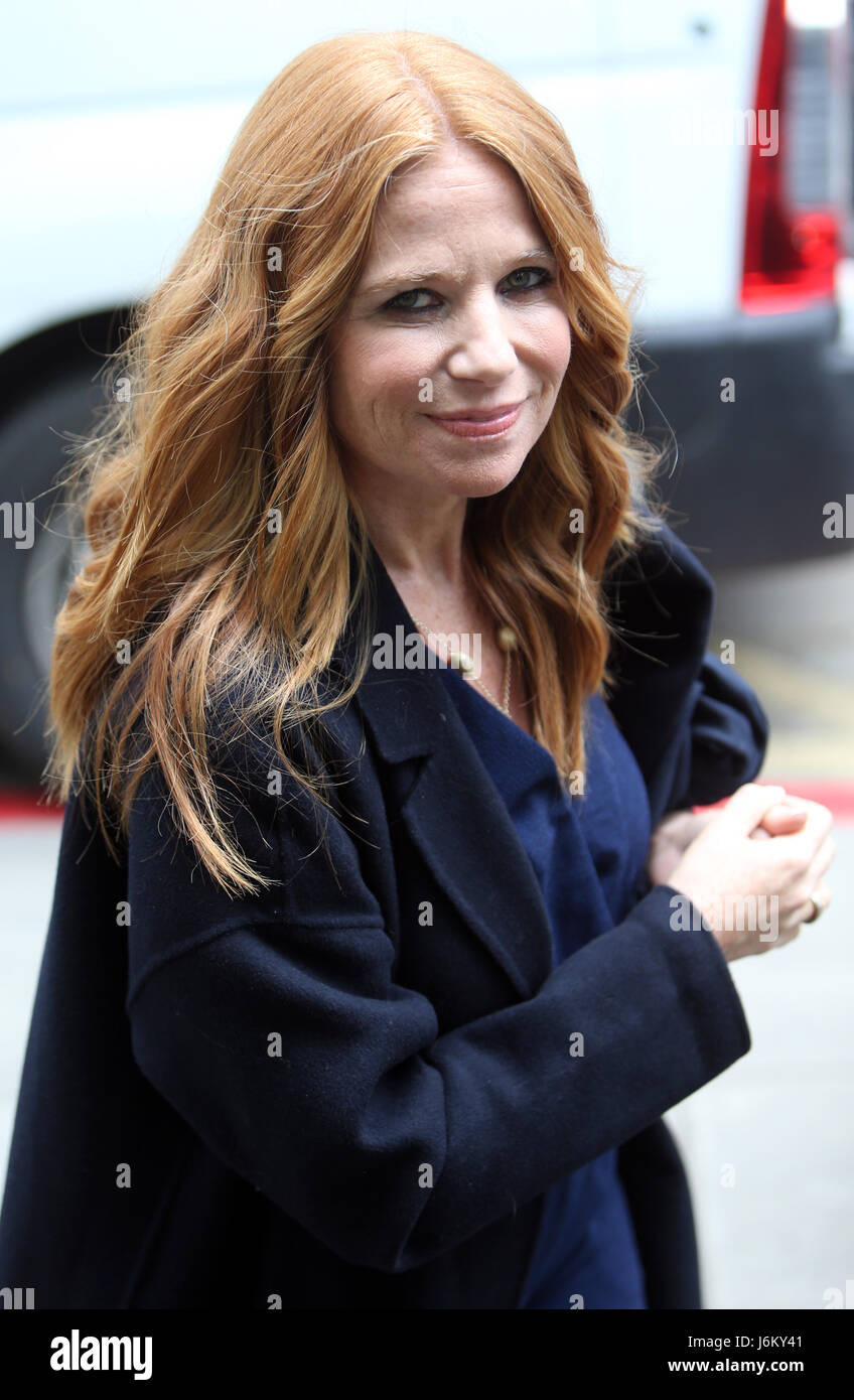 Patsy Palmer outside ITV Studios Featuring: Patsy Palmer Where: London ...