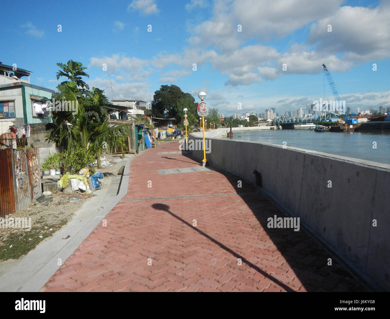 This image depicts the *Punta Santa Ana Linear Park*, located along the ...