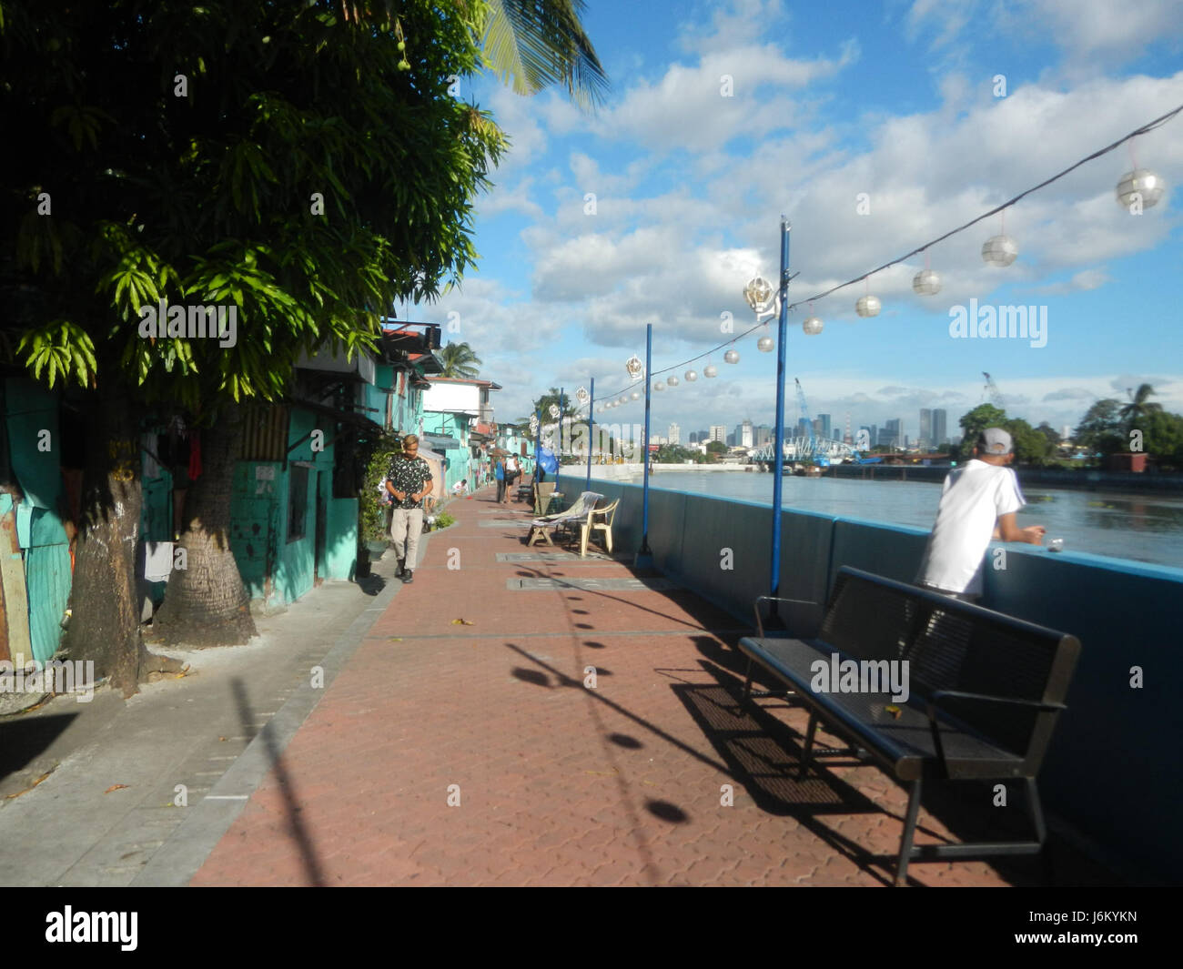 Punta Santa Ana Linear Park, located along the Pasig River in Pandacan ...