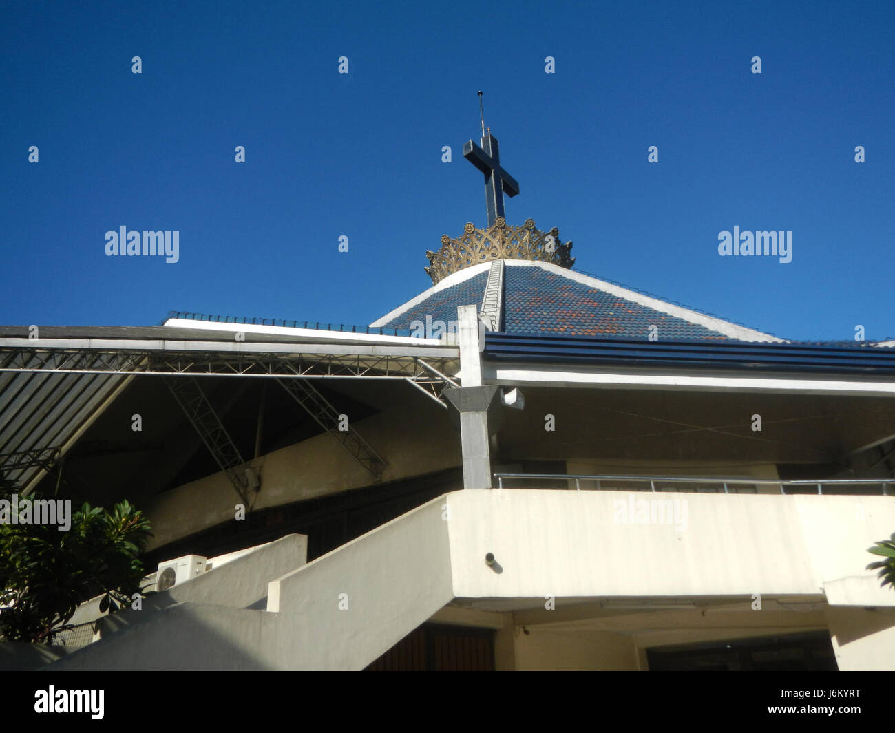 This image shows the Jaime Cardinal Sin Village Church in the Dambang ...