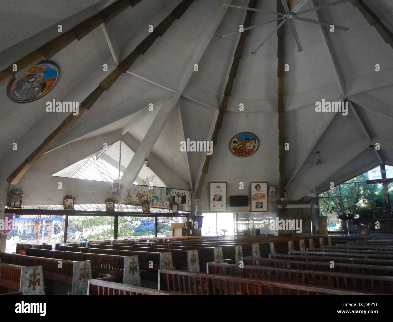 This title refers to the Jaime Cardinal Sin Village Church, located in ...