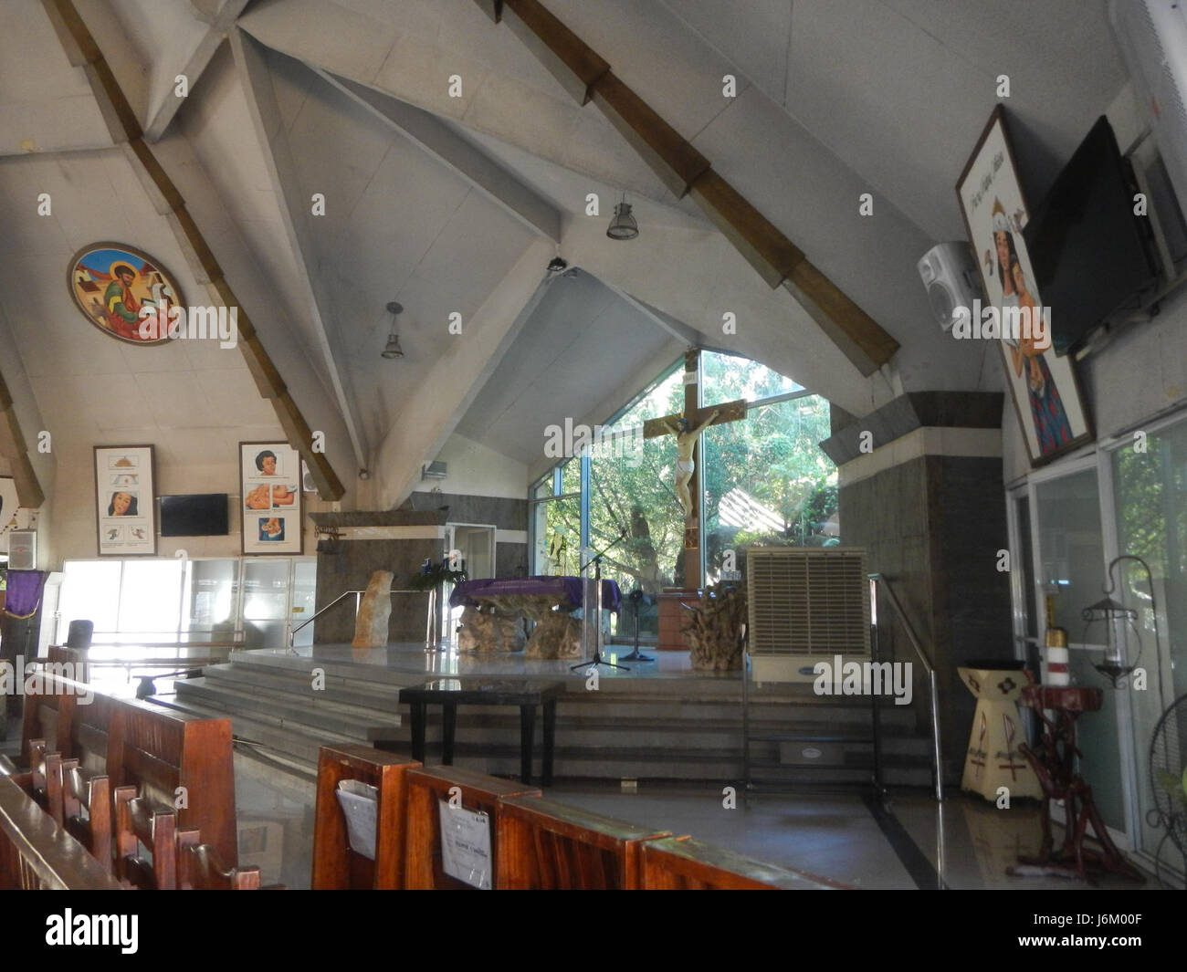 The Jaime Cardinal Sin Village Church, located in Dambang Bayan, Punta ...