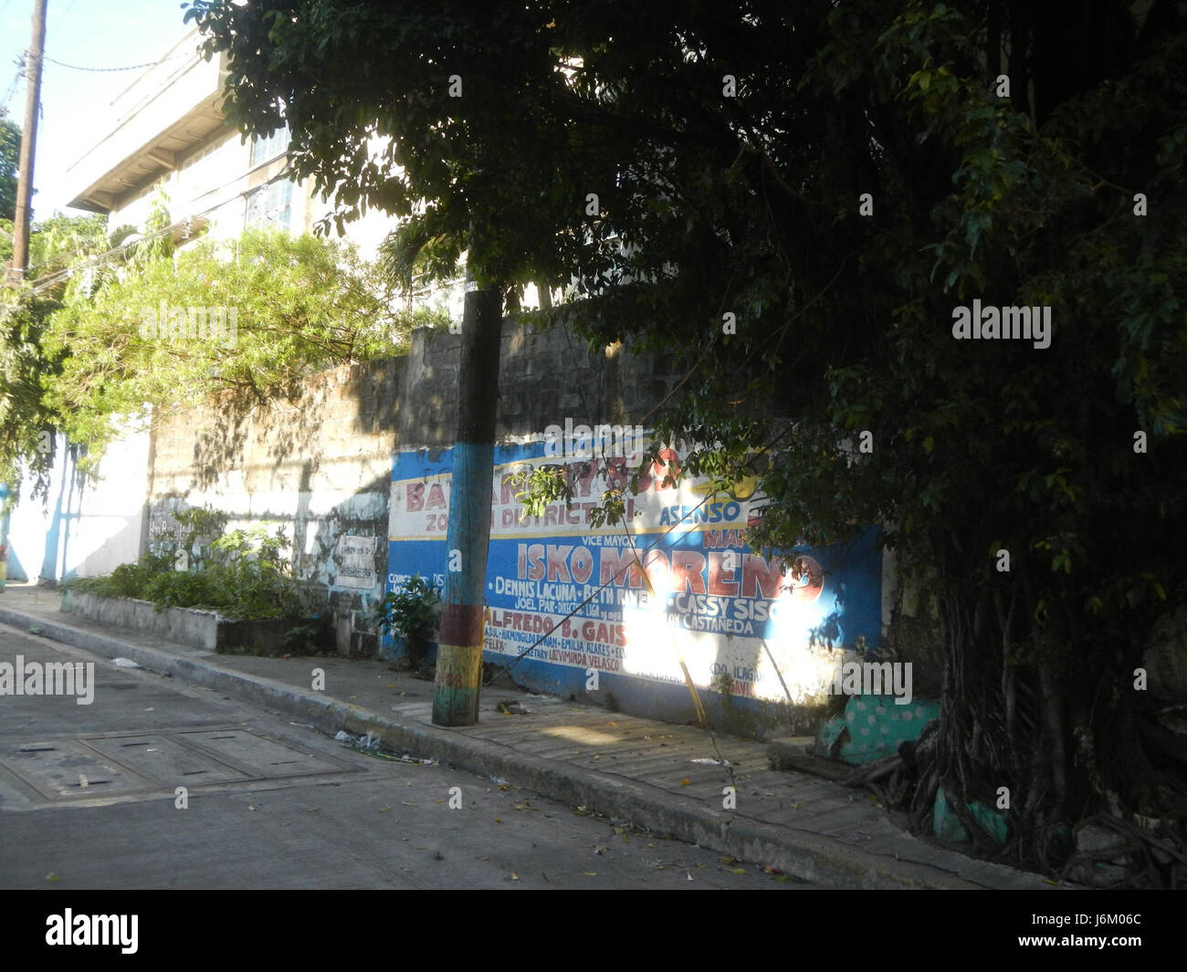 This image shows a view of Punta Santa Ana, located near Manila Park ...