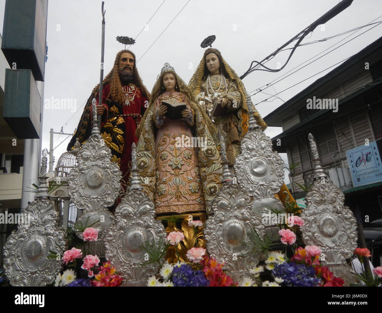 This photograph shows the Dapit Processions held during the Pistang ...