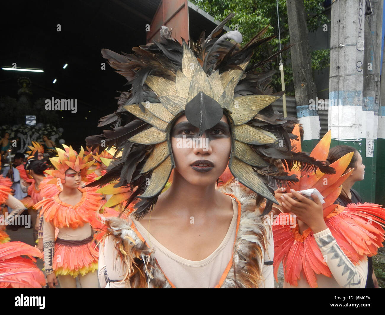 This image depicts the Dapit Processions during the Pistang Bayan held ...