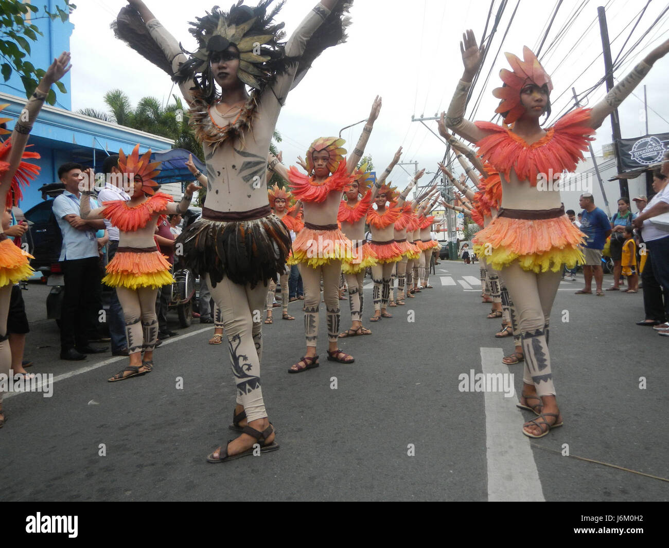 This image depicts the Dapit Processions, held on December 7 during the ...