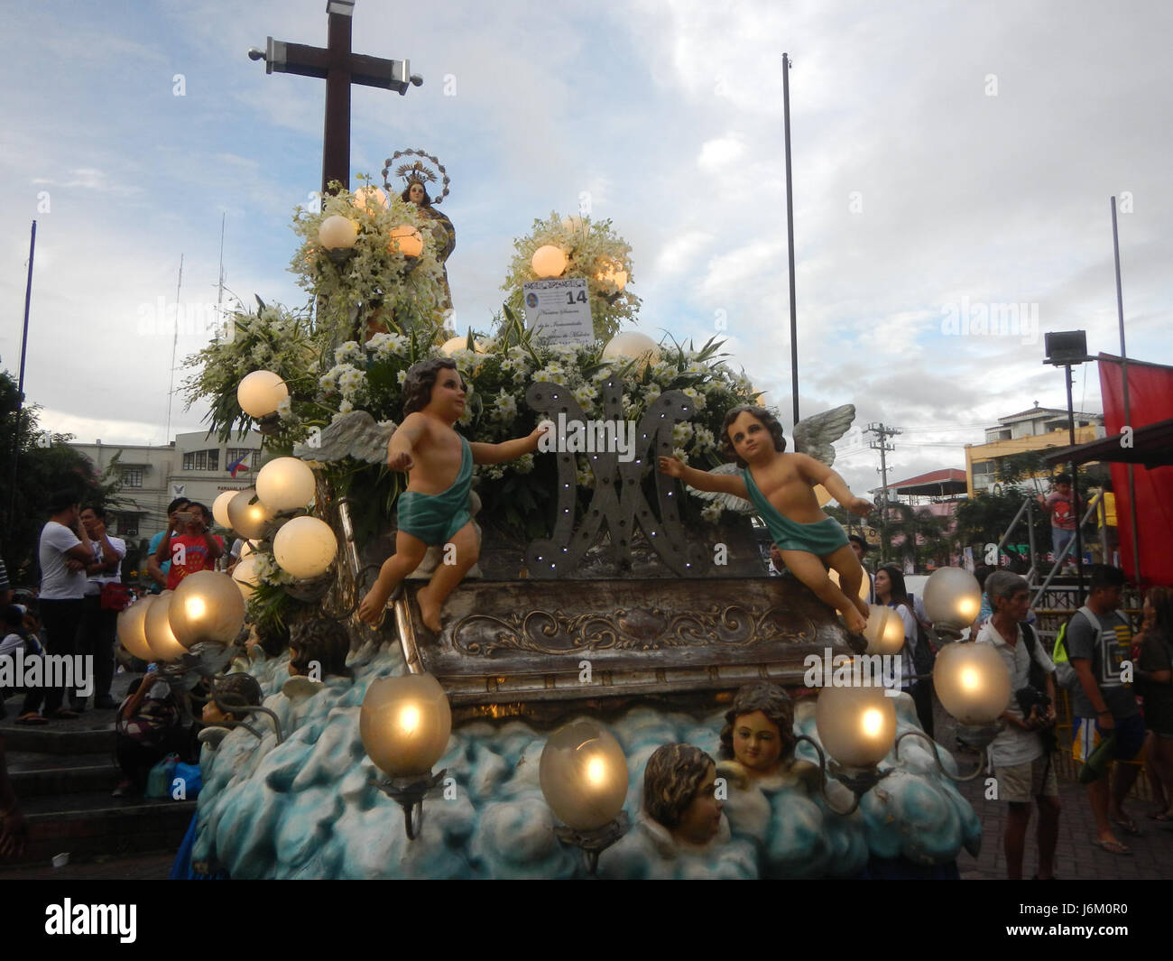A depiction of the Dapit Processions during the Pistang Bayan in ...