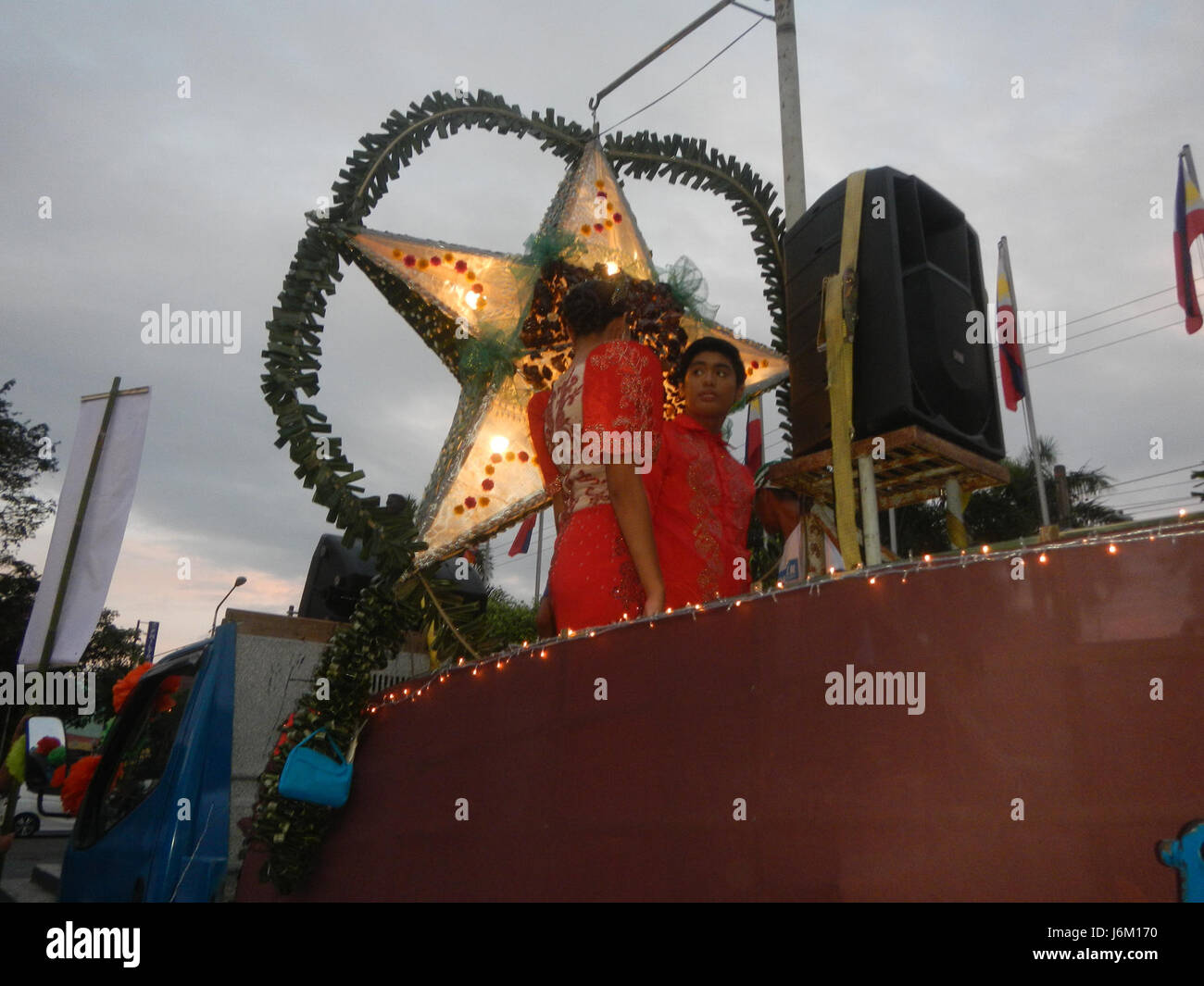 A photograph from the 2016 Parol Festival in Malolos City, featuring ...