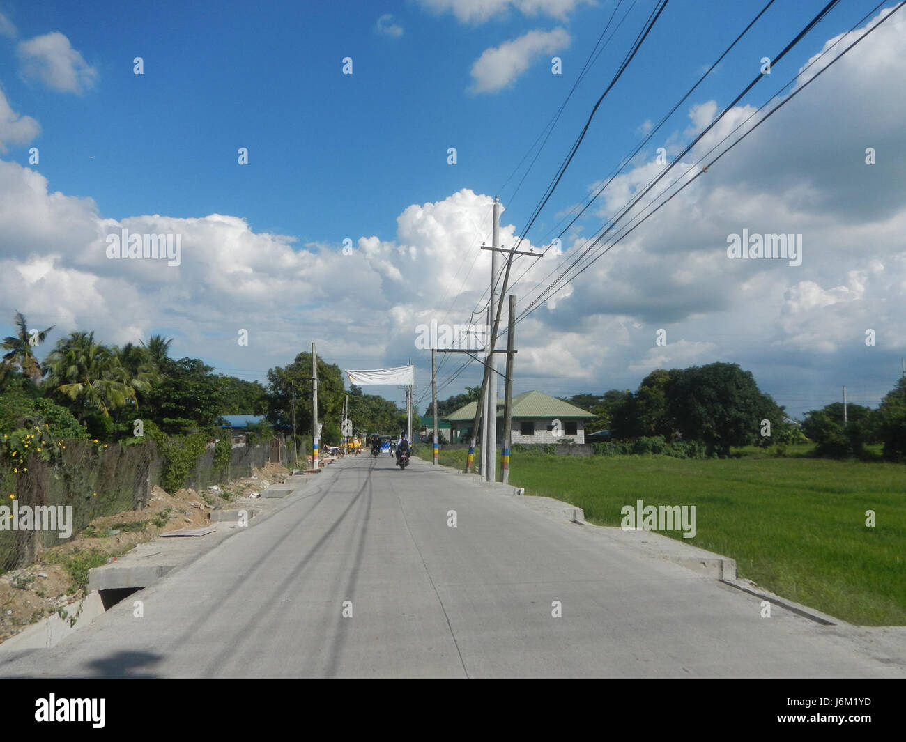 This image shows the rural agricultural landscape in San Vicente ...